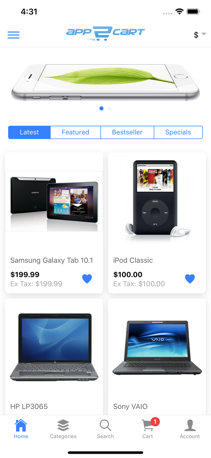 Ionic 4 Mobile App Builder Source Code With Opencart Api Module Opencart Rest Api